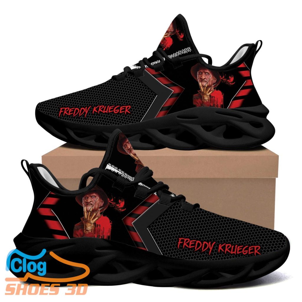 Freddy Krueger Max Soul Sneaker Running Shoes For Fans - ClogShoes3D
