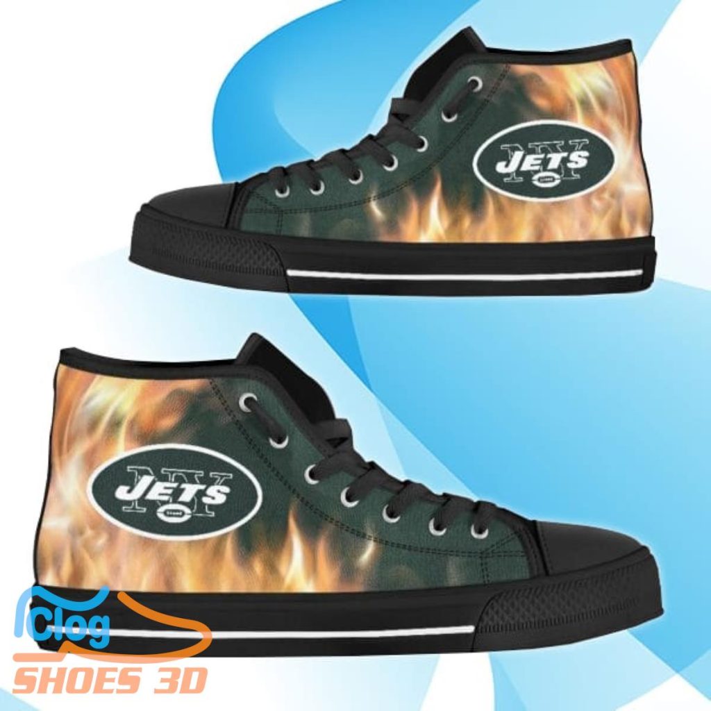 New York Jets NFL Custom High Top Canvas Shoes Unique Gift Men Women ...