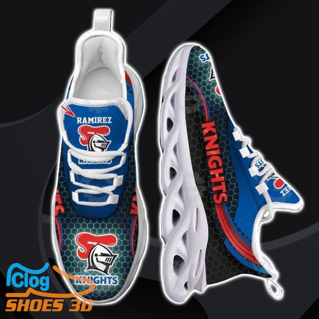 Newcastle Knights NRL Max Soul Shoes Impressive Gift For Men And Women ...