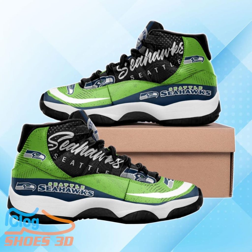 Seattle Seahawks Air Jordan 11 Sneakers Special Gift For Men And Women ...