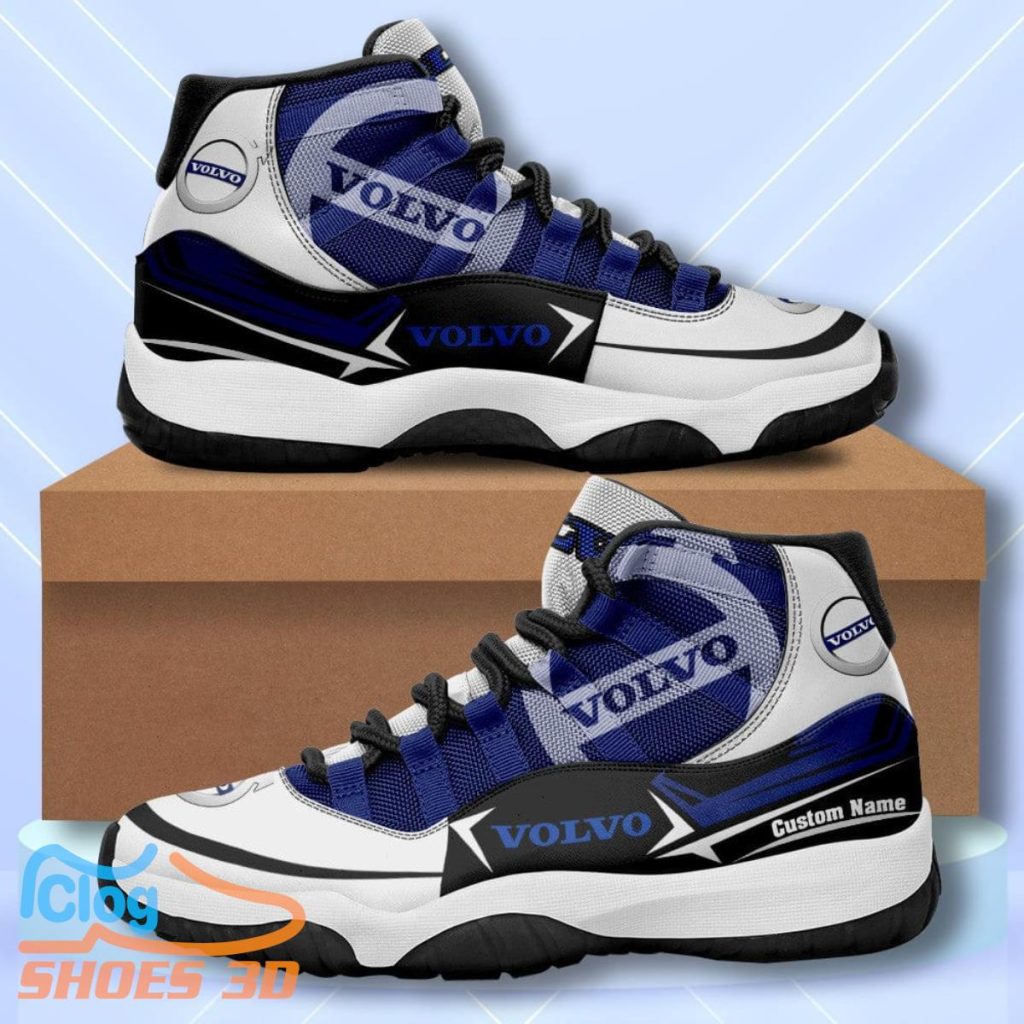 Volvo Custom Name Air Jordan 11 Sneakers Vintage Shoes - ClogShoes3D