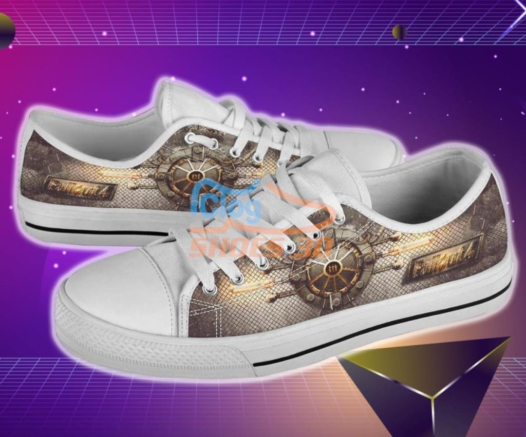 Fallout Low Top Canvas Shoes For Men Women - ClogShoes3D